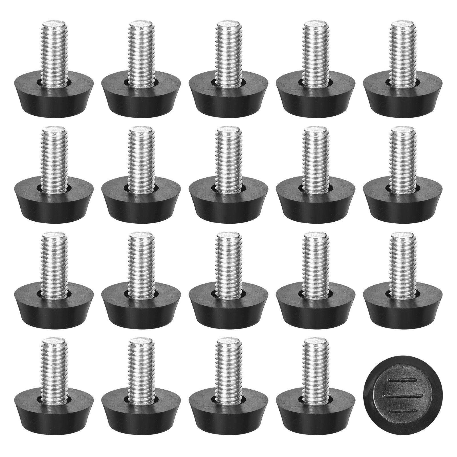 Adjustable Furniture Levelers, 30Pack M8x18x23mm Furniture Leveling Leg ...