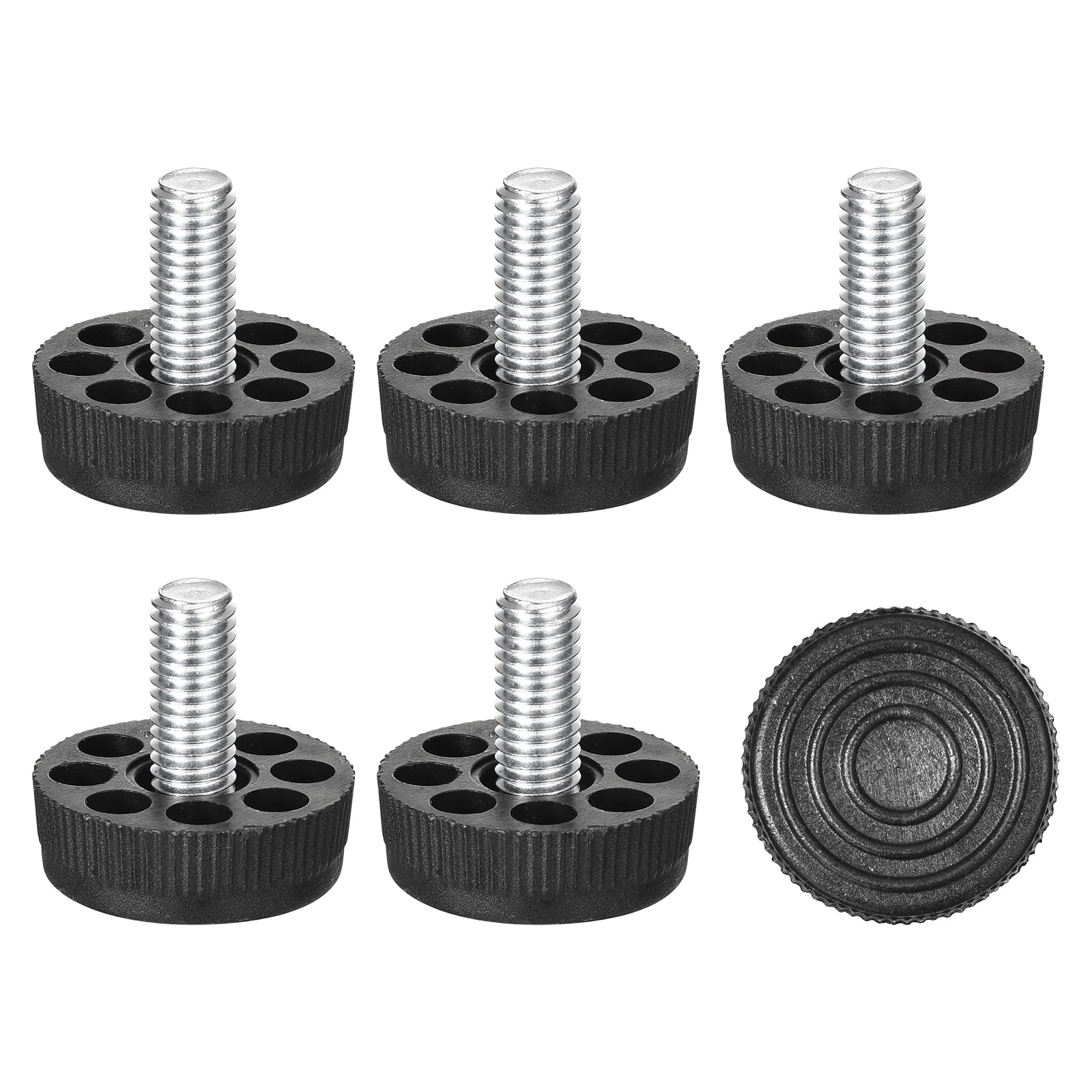 Adjustable Furniture Levelers, 6Pack M8x10mm Furniture Leveling Leg ...
