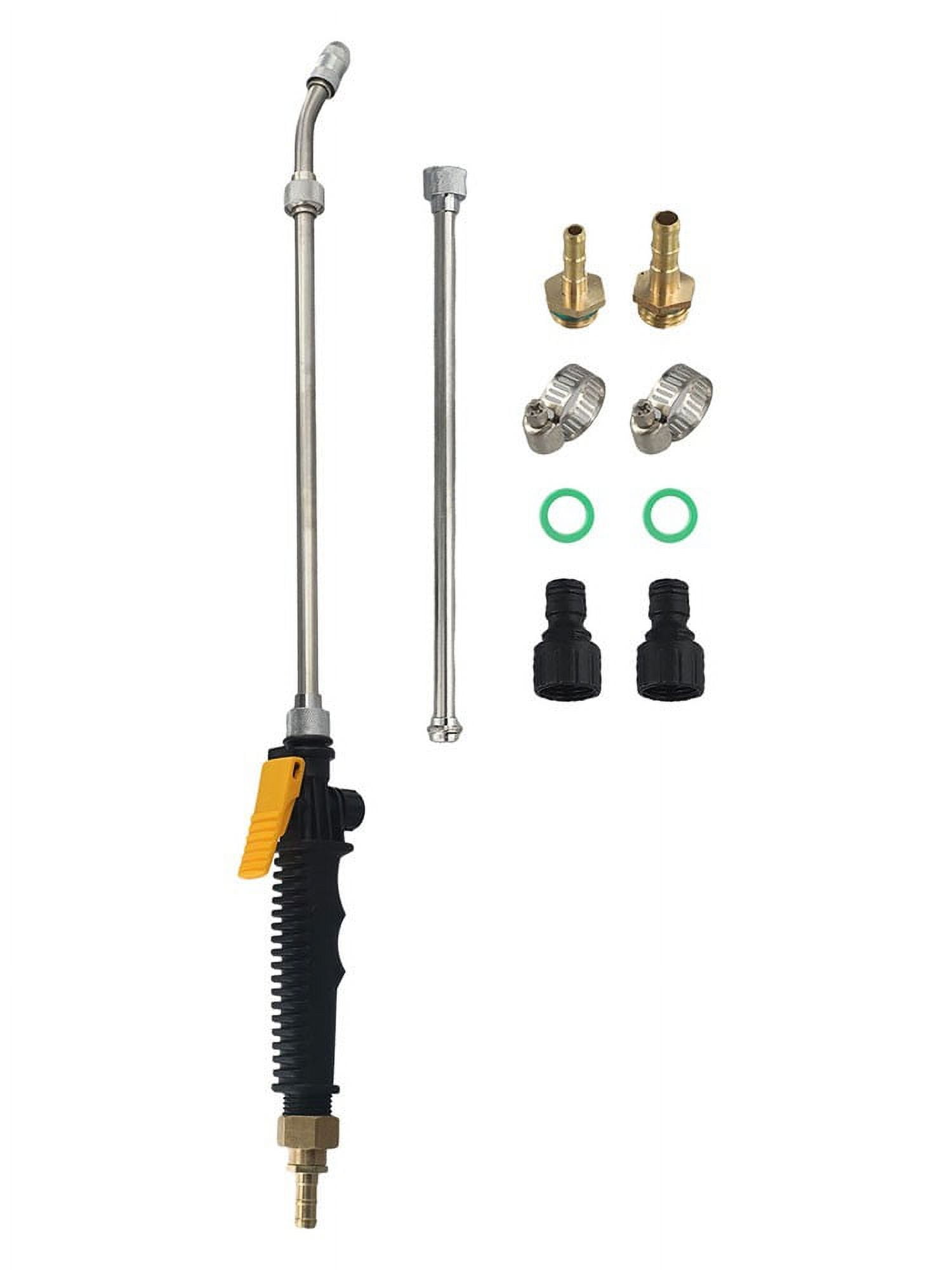 Adjustable Garden Sprayer Wand with Brass Barbs for 3/8\" 1/4\" Hose ...