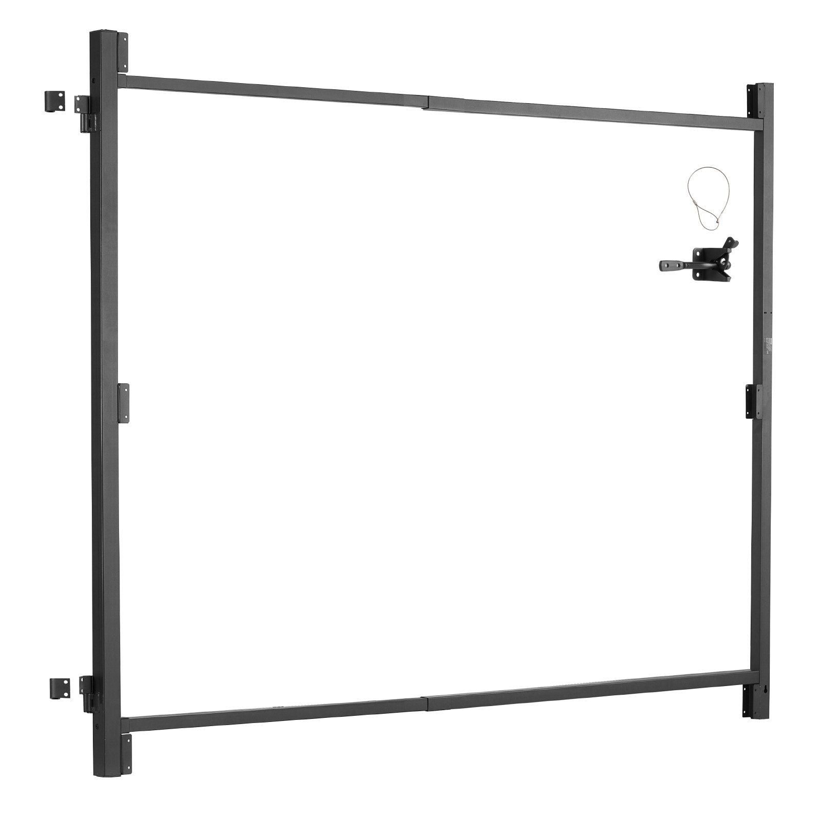 Adjustable Gate Kit for Fence, Fits 36 to 60 in Wide Openings, 6-7 Ft ...