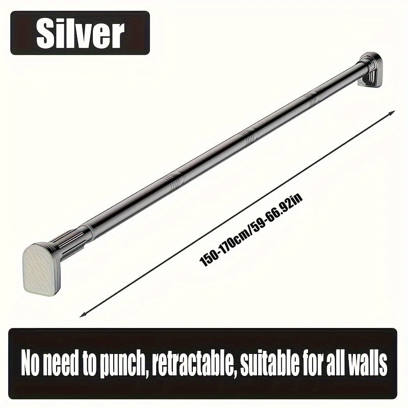 Adjustable Golden Tension Rod - Non-Punched Telescopic Rod, Multi ...