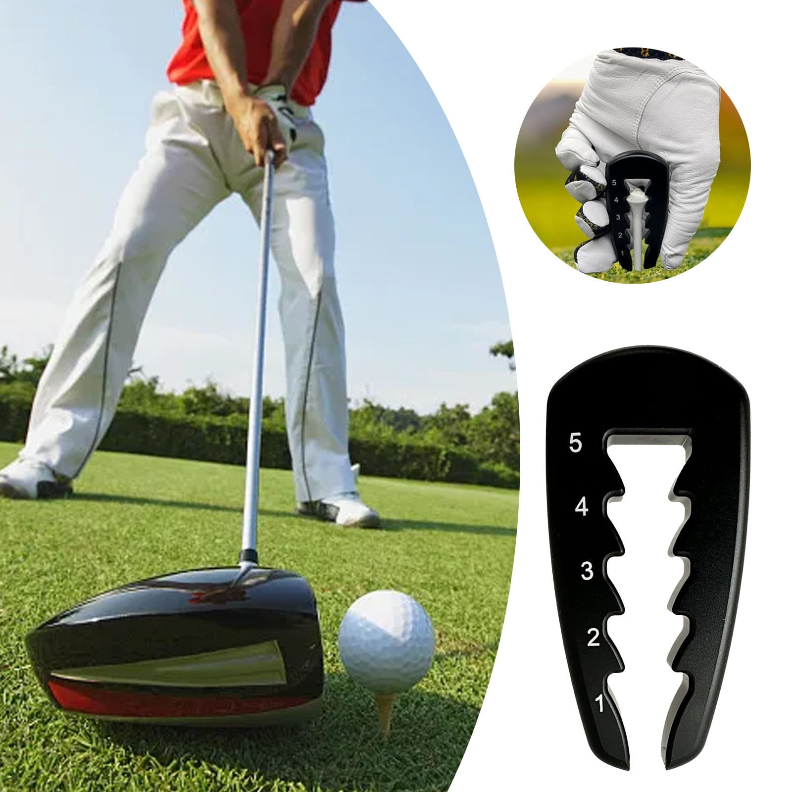 Adjustable Golf Tee Height Tool Precision Tee Height Setter for ...