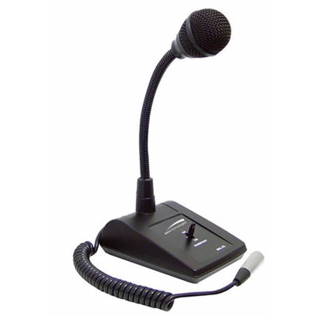 Adjustable Goose Neck Desktop Mic with 3Pin XLR Not for CB - Walmart.com