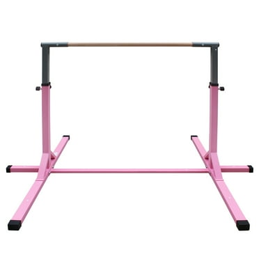 Safly Fun Gymnastics Bar for Kids, Height Adjustable Junior Training ...