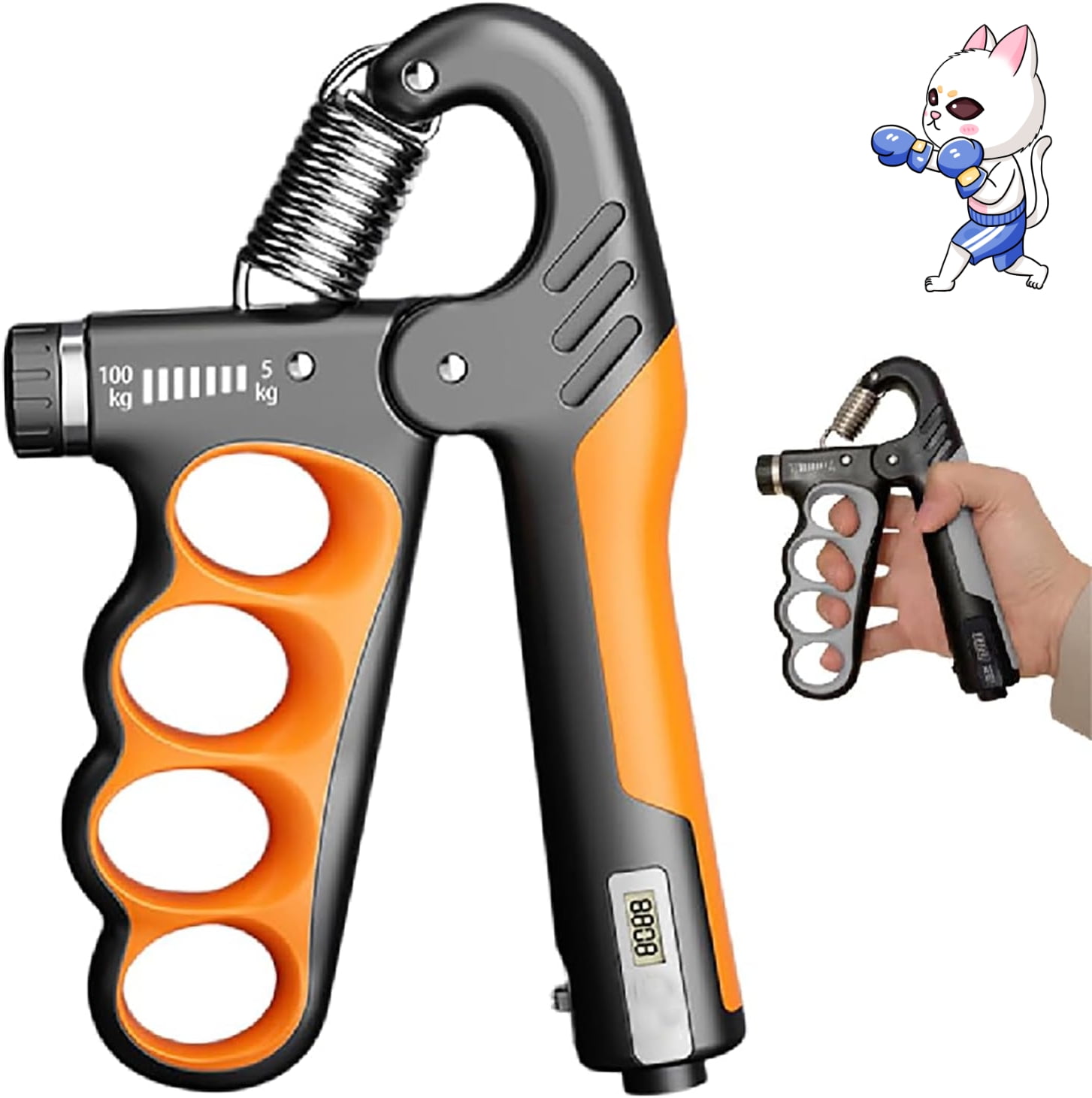 Adjustable Hand Grip Trainer with Electronic Counting, 2025 New Grip ...