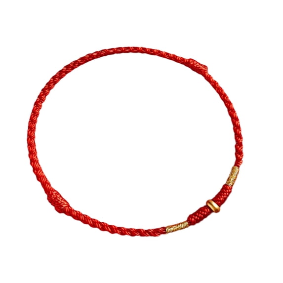 Adjustable Hand Woven Red Rope Luck Bangle for Lovers Stylish Women Men ...