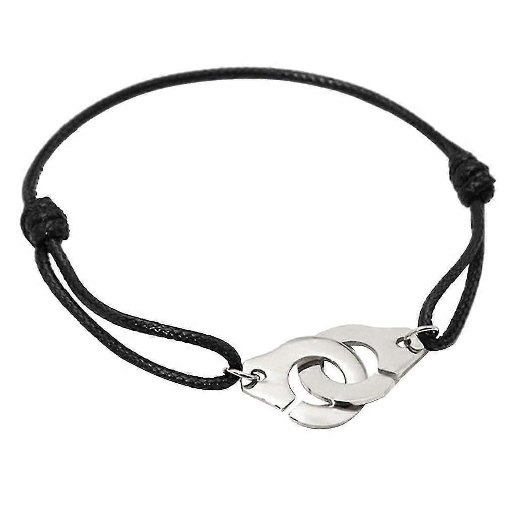 Adjustable Handcuffs Braided Bracelets Couple Braided Bracelet For ...