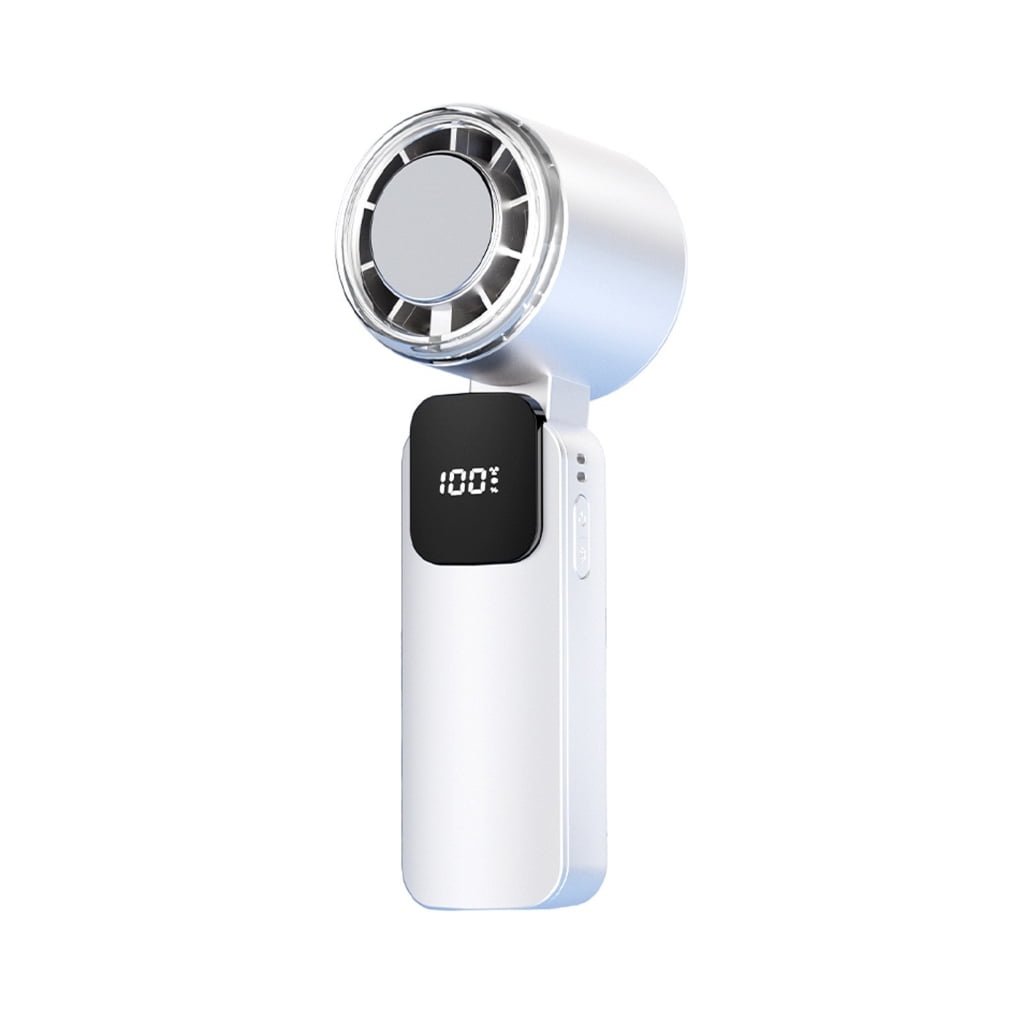 Adjustable Handheld Cooling Fan With Ice Ceramic Plate 199Speed Setting ...