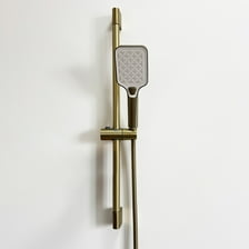 Jado Wyn Complete Polished Nickel Adjustable Hand Shower Assembly ...