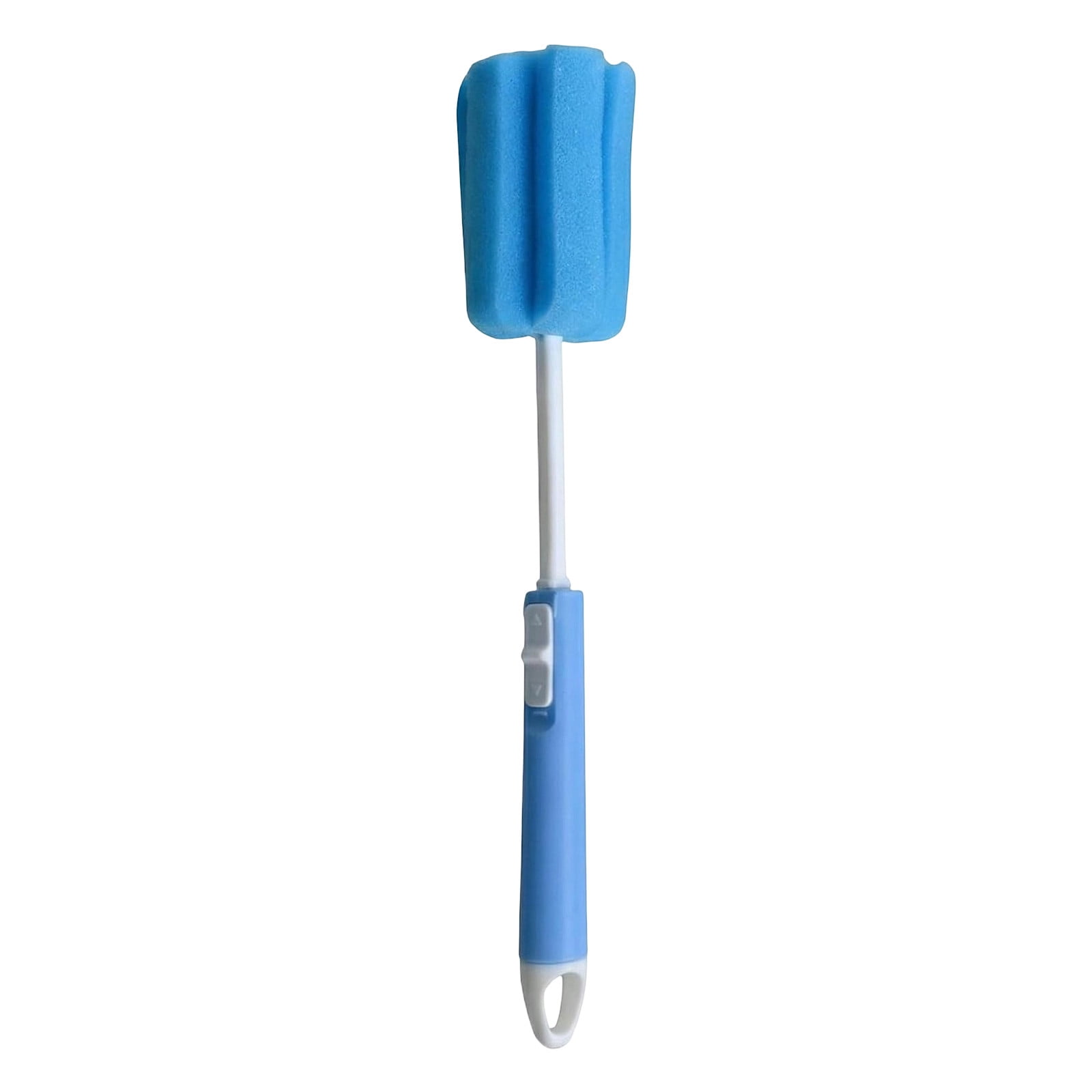 Adjustable Handle Bottle Brush Cleaner with Soft Foam Sponge for Deep ...