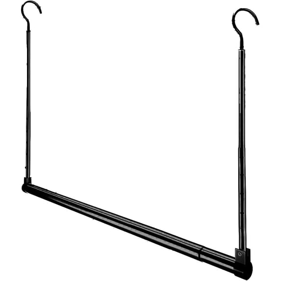 Adjustable Hanging Closet Rod Extender, Heavy Duty Clothes Organizer ...