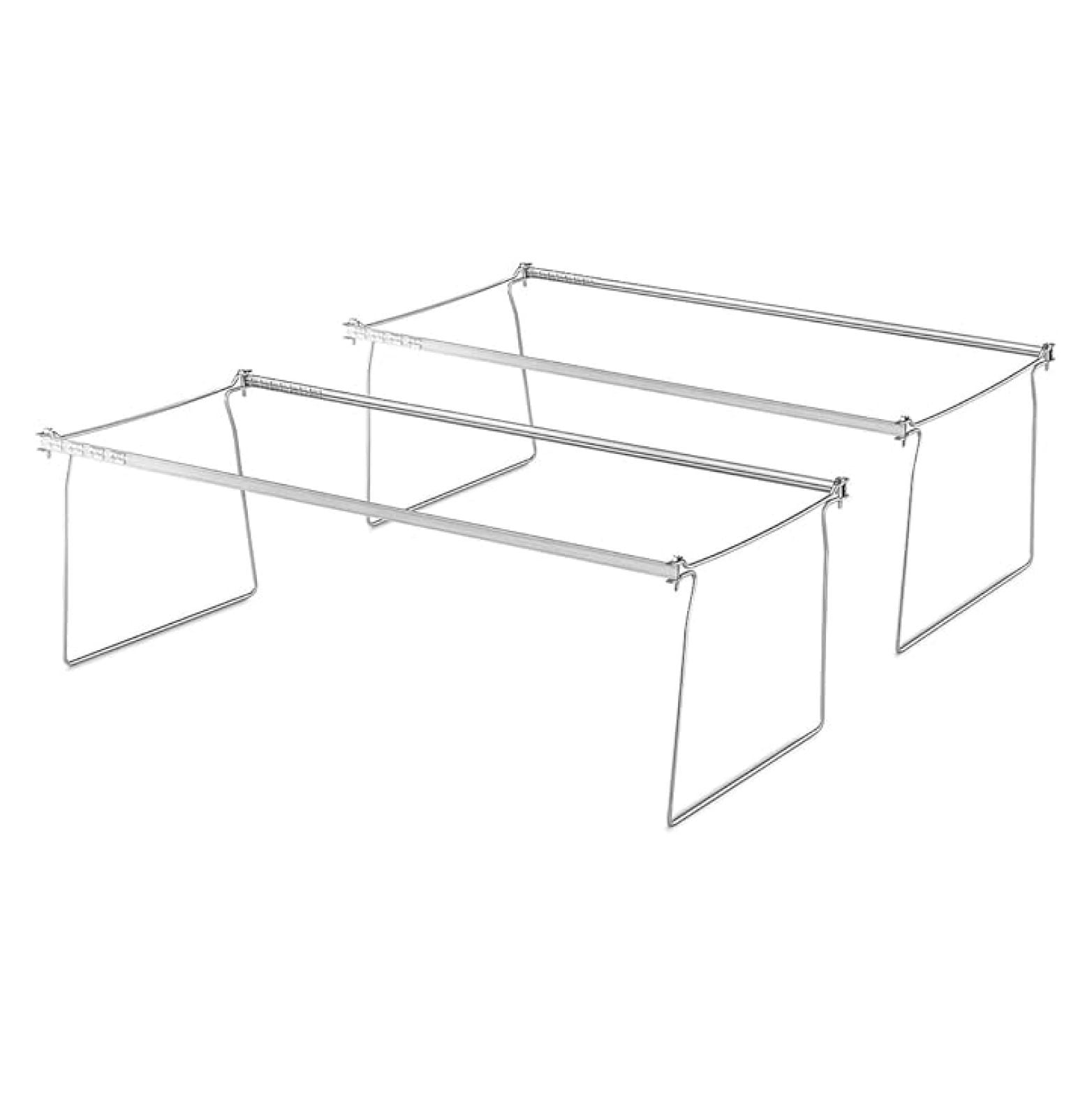 Adjustable Hanging File Frame, Letter Size, Gray, 2/Pack (ST62542 ...