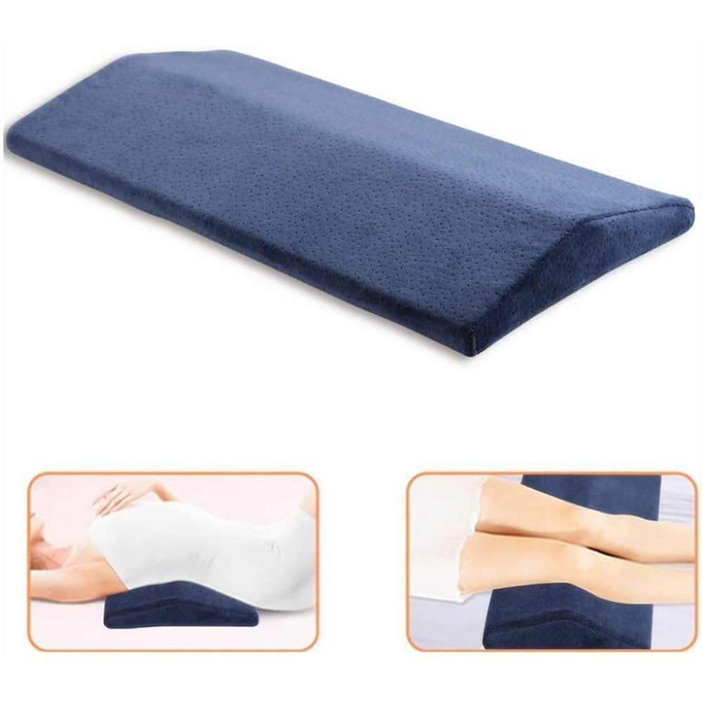 Adjustable Hardness Lumbar Support Pillow, Premium Memory Foam for ...