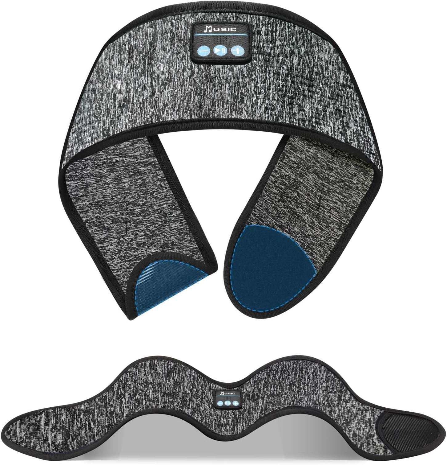 Adjustable Headband Headphones, Sleeping Headphones with Ultra-Thin ...