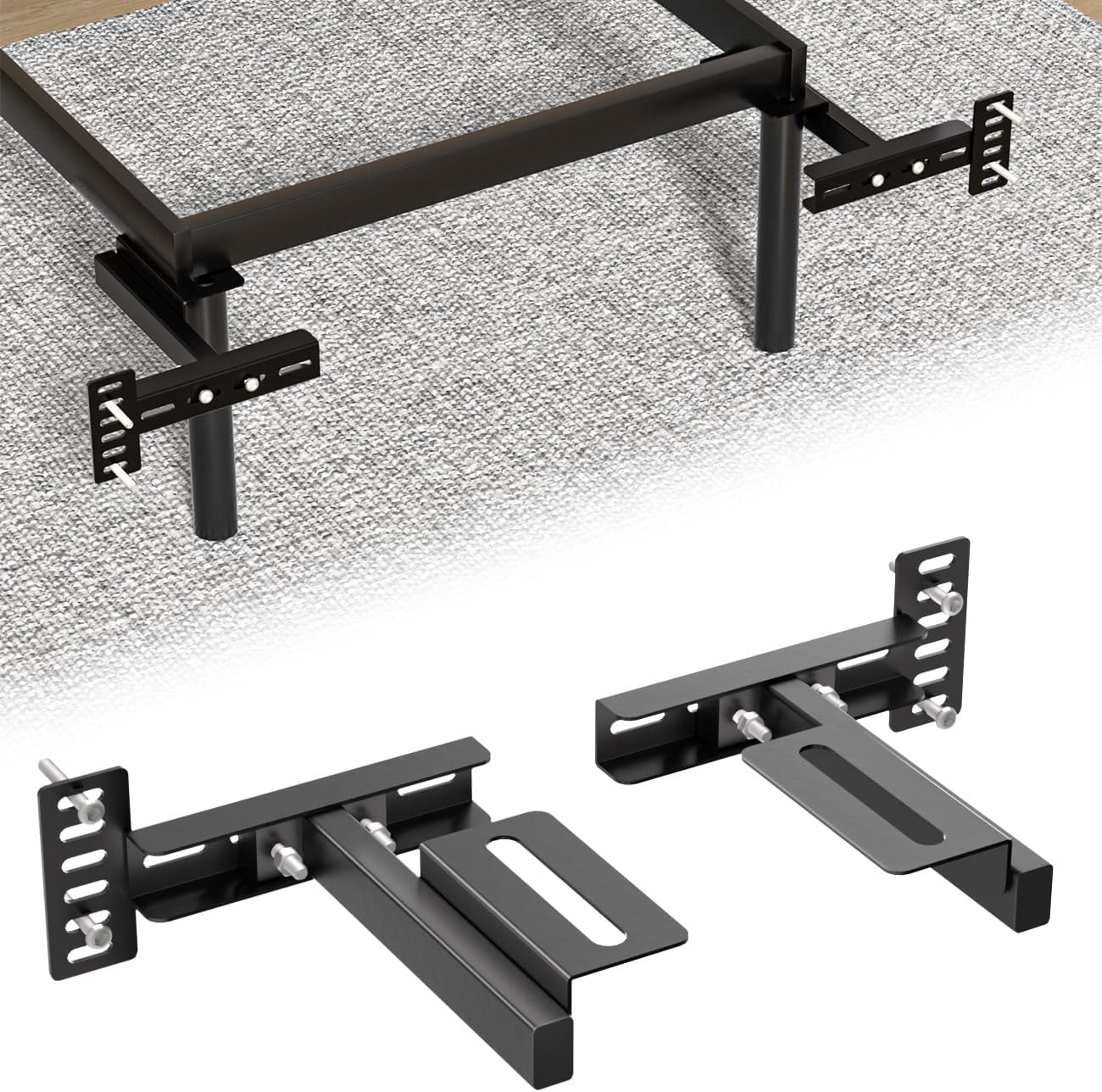 Adjustable Headboard Brackets for Metal Bed Frames – Universal ...