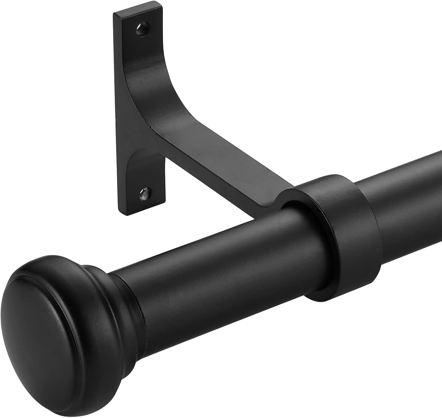 Adjustable Heavy Curtain Rod, 1 Inch Rods for Windows 28 To 48 Inch ...