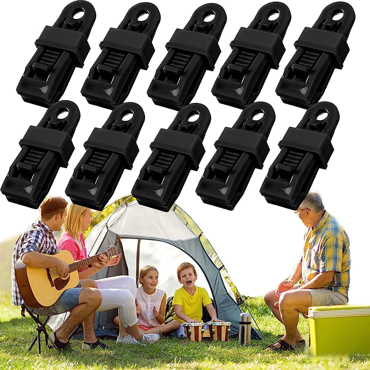 Adjustable Heavy Duty Lock Grip for Tarp & Shade Cloth, Shade Cloth ...