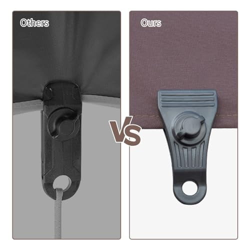 Adjustable Heavy Duty Lock Grip for Tarp & Shade Cloth, Tarp Clips Lock ...