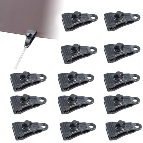 Adjustable Heavy Duty Lock Grip for Tarp & Shade Cloth, Tarp Clips Lock ...