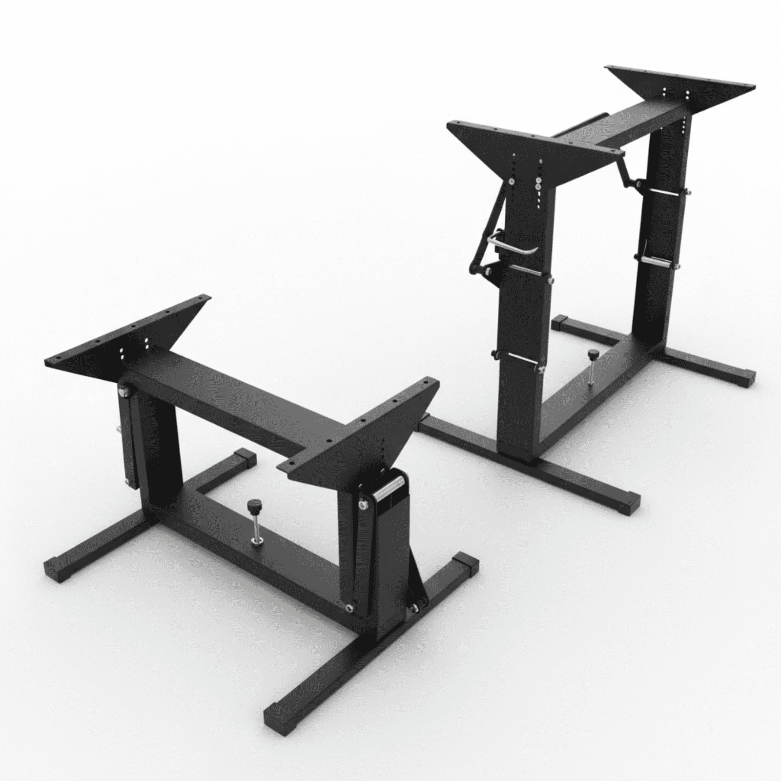 Adjustable Heavy-Duty RV Table Leg & Base Mount, Foldable Aluminum ...