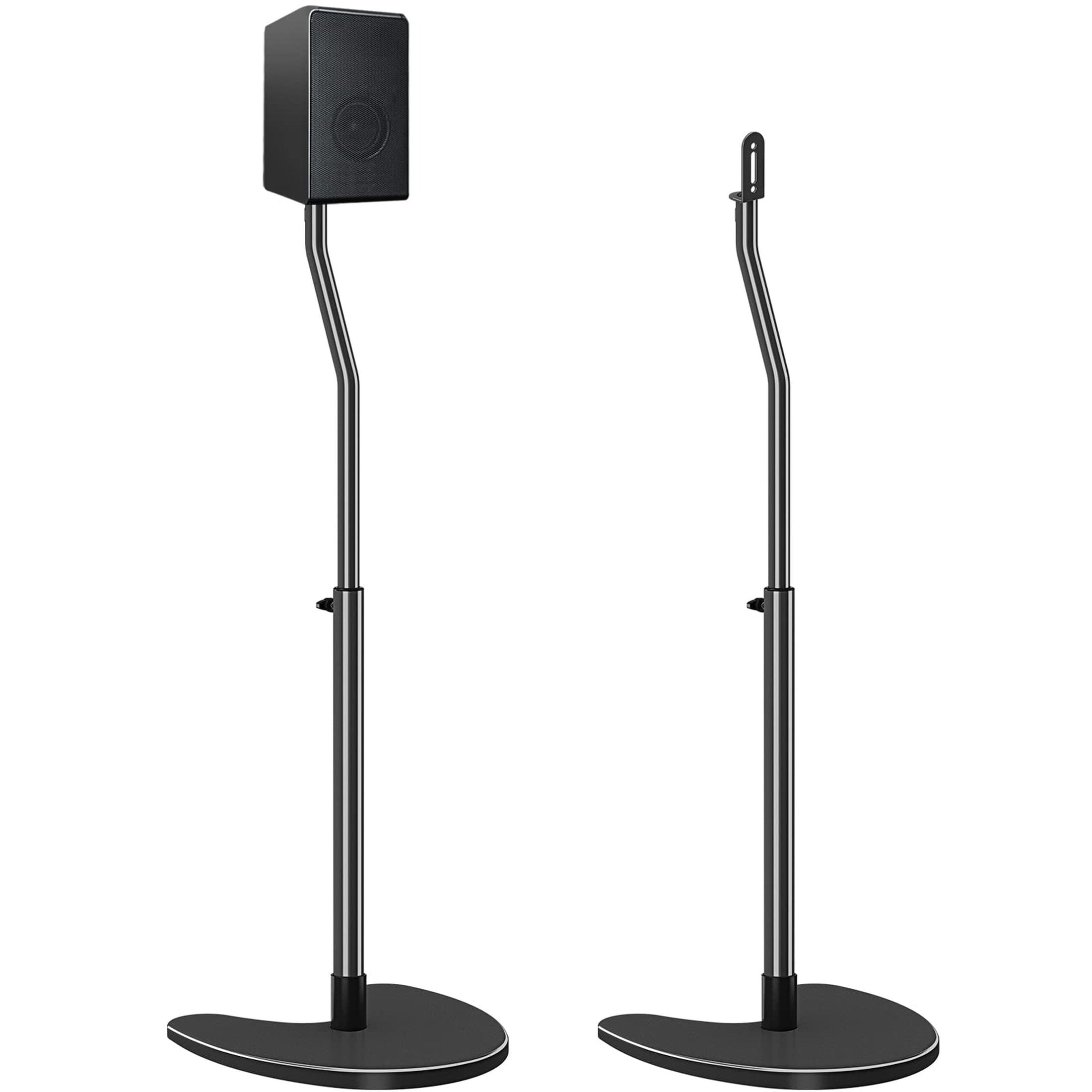 Adjustable Heavy Duty Speaker Stands Pair with 39-Inch Height Capacity ...