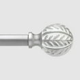 Adjustable Heavy Duty Window Curtain Rod 66-120 inch, 1" Diameter ...