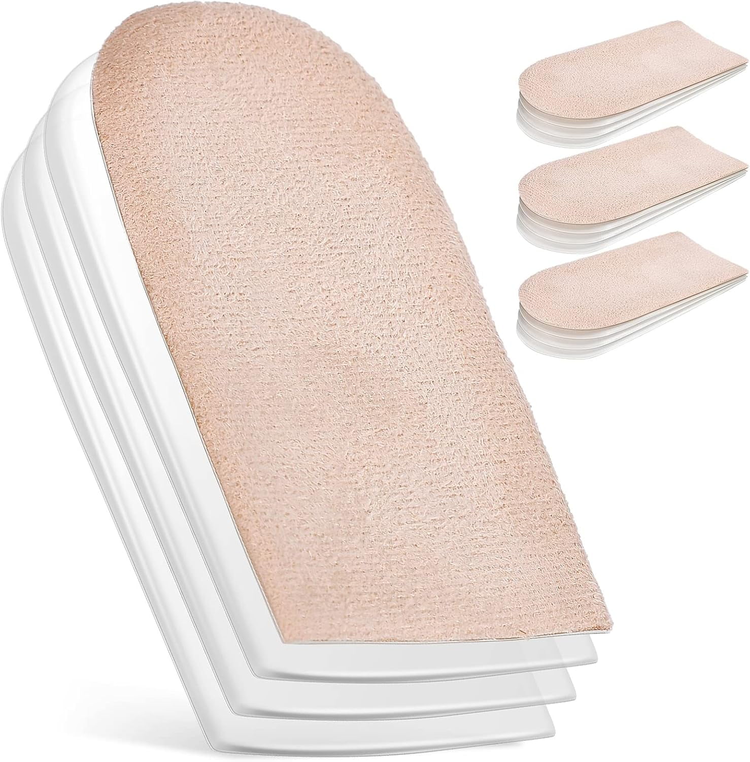 Adjustable Heel Lift Inserts Heel Lifts For Shoes 1/4" To 1" Gel Shoe ...