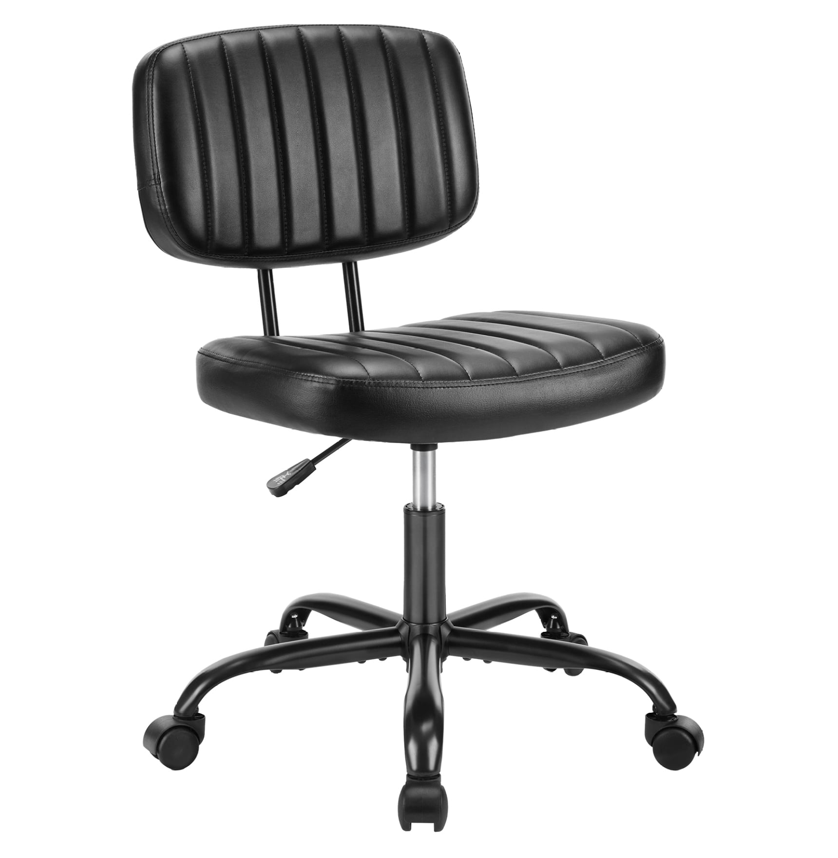 Adjustable Height 360° Rolling Swivel Computer Task Chair without Arm ...