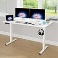 Adjustable Height Computer Workstation - Electric Lifting Sit Stand ...