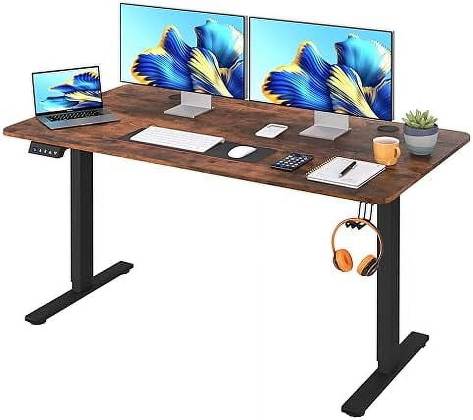 Adjustable Height Computer Workstation - Electric Lifting Sit Stand ...