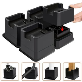 "Slipstick Sturdy Heavy-Duty 2"" Lift Furniture Risers, Adds 2 inches ...