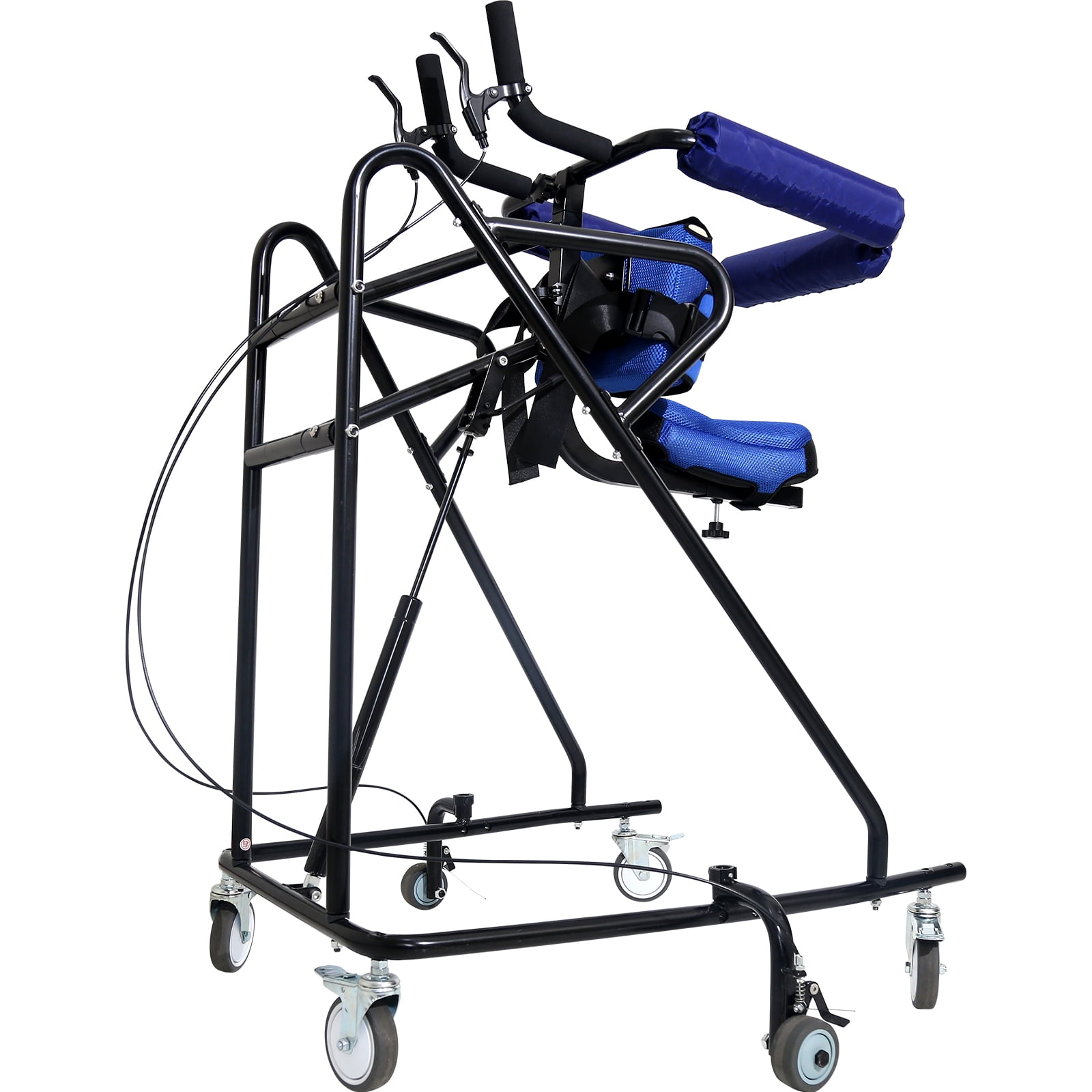 Adjustable Height Hemiplegia Rehabilitation Walker with 8 Wheels and ...