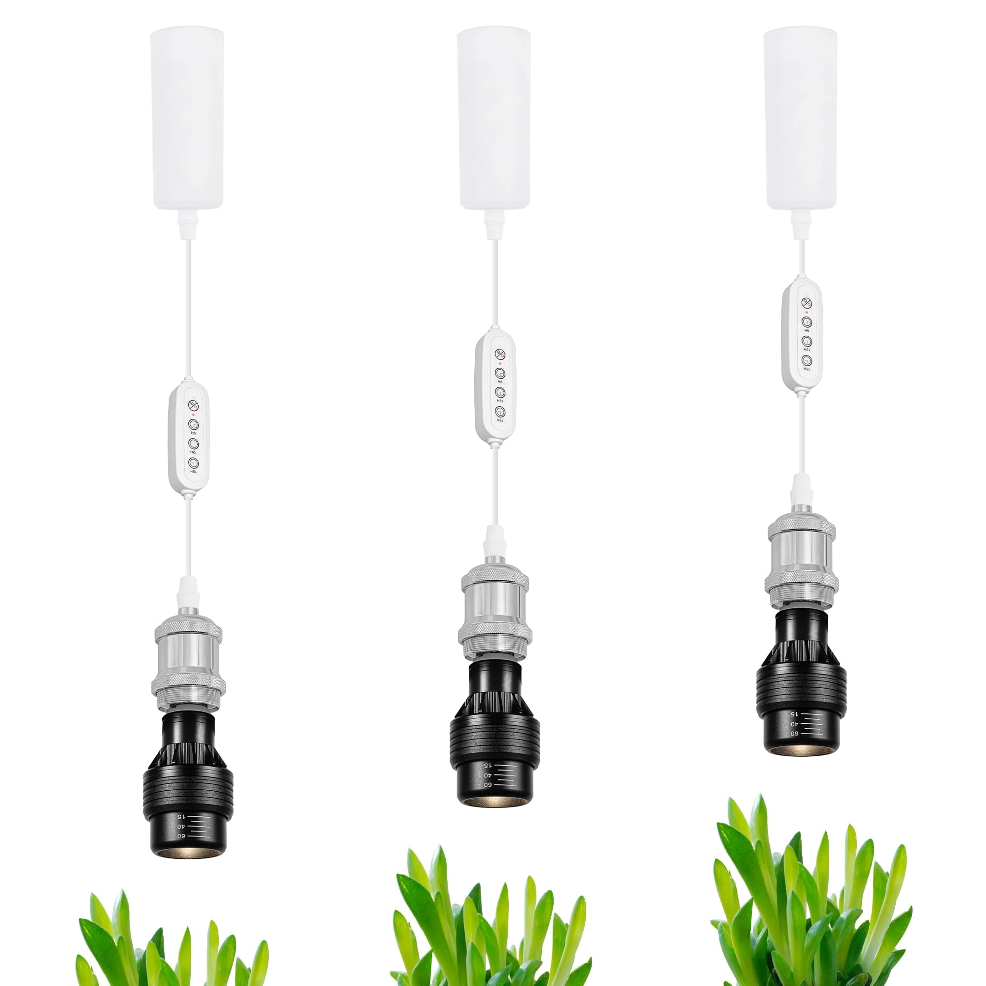 Adjustable Height J-Type Track Light Pendants 24 H Timer, 4500K 10W LED ...