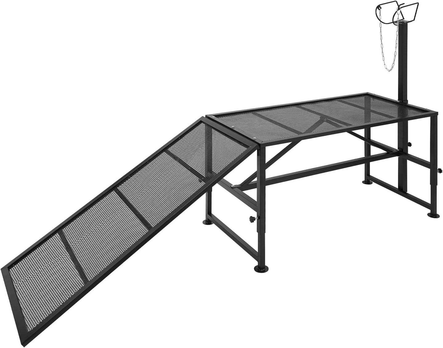 Adjustable Height Livestock Stand - Metal Trimming Stand for Sheep ...
