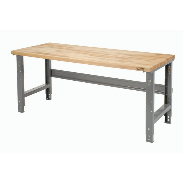 Global Industrial® WORK BENCH,60X30 ADJ HGT 183166 - Walmart.com