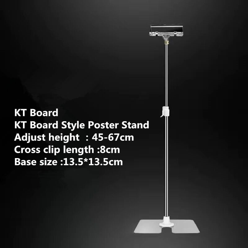 Adjustable Height Metal Display Stand for Advertising Signs, Posters ...
