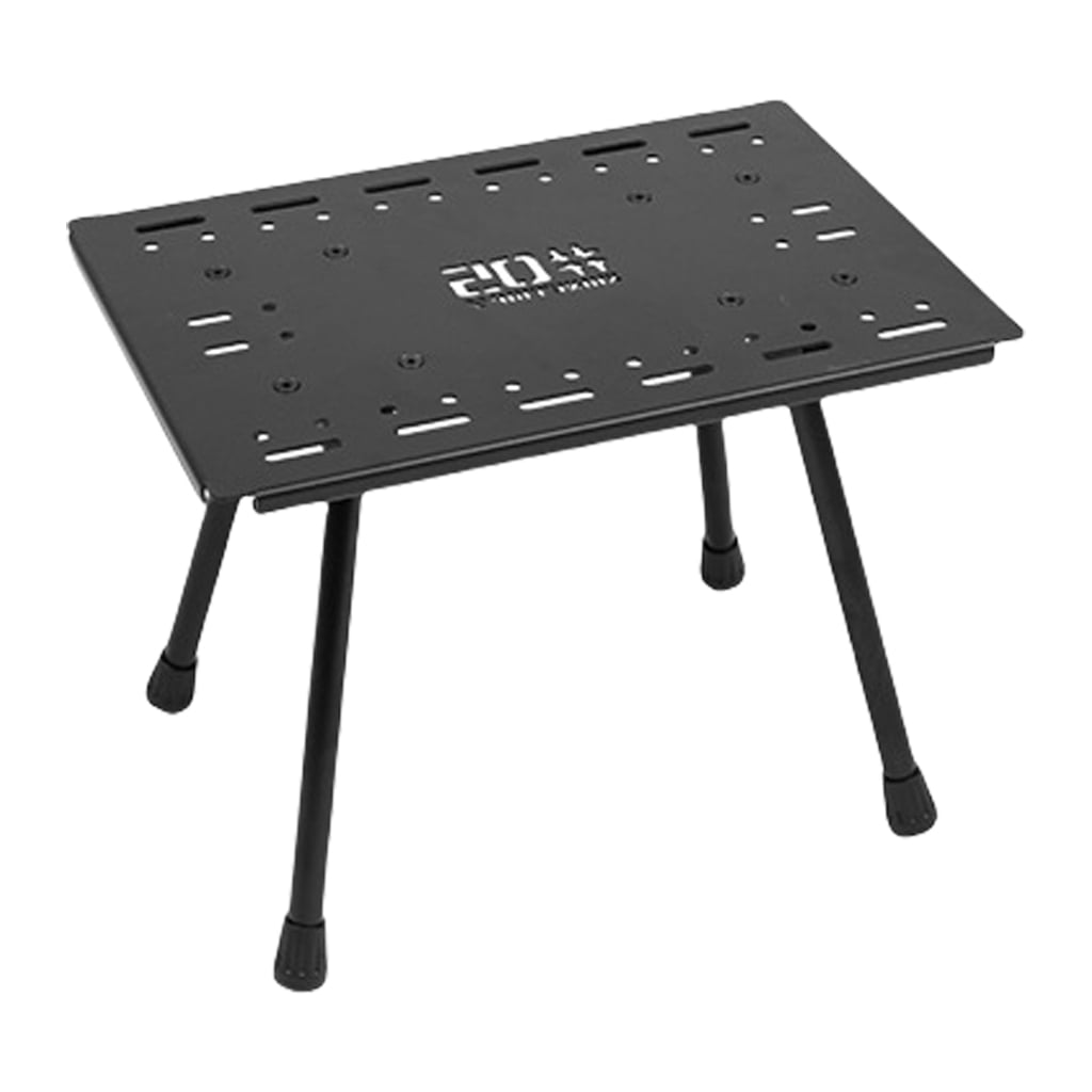 Adjustable Height Metal Table Aluminum Alloys Outdoor Camping Desk ...