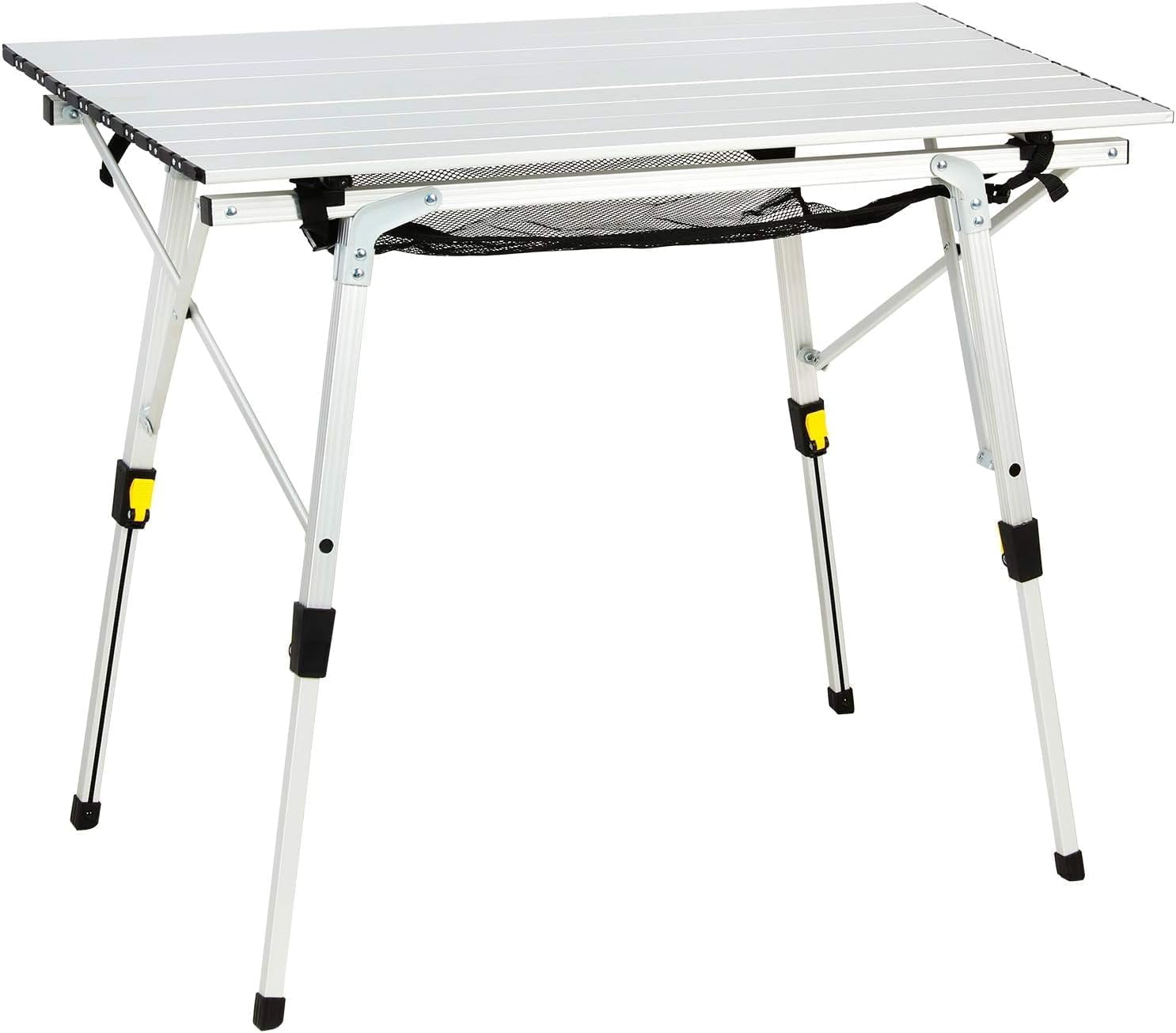 Adjustable Height Outdoor Folding Portable Picnic Camping Table with ...