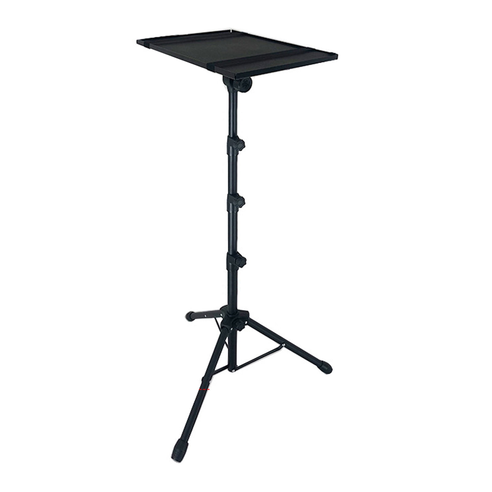 Adjustable Height Projector Stand with Large Platform Foldable Laptop ...