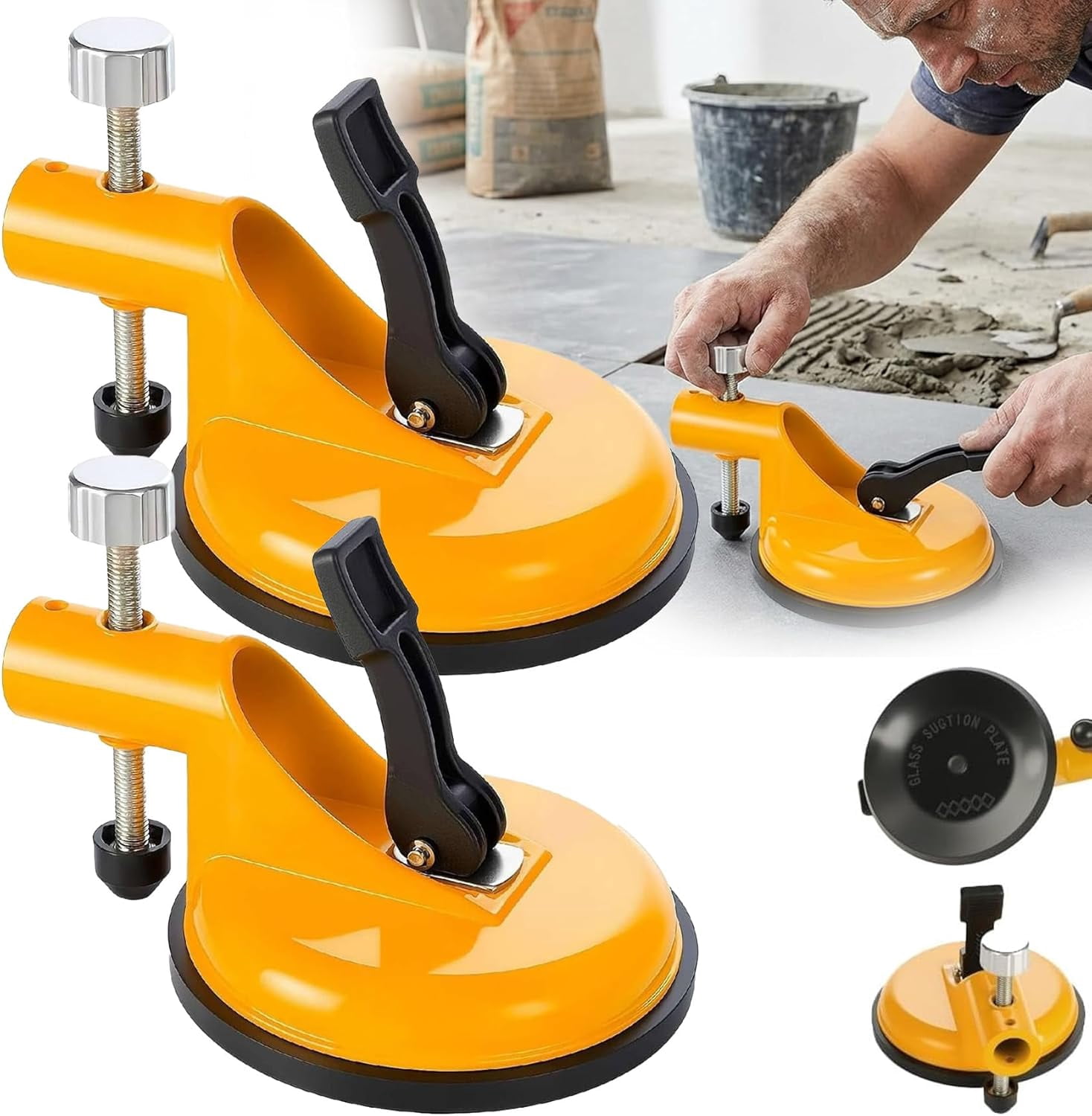 Adjustable Height Setter, 2026 Upgraded Pro Countertop Alignment Clamps ...