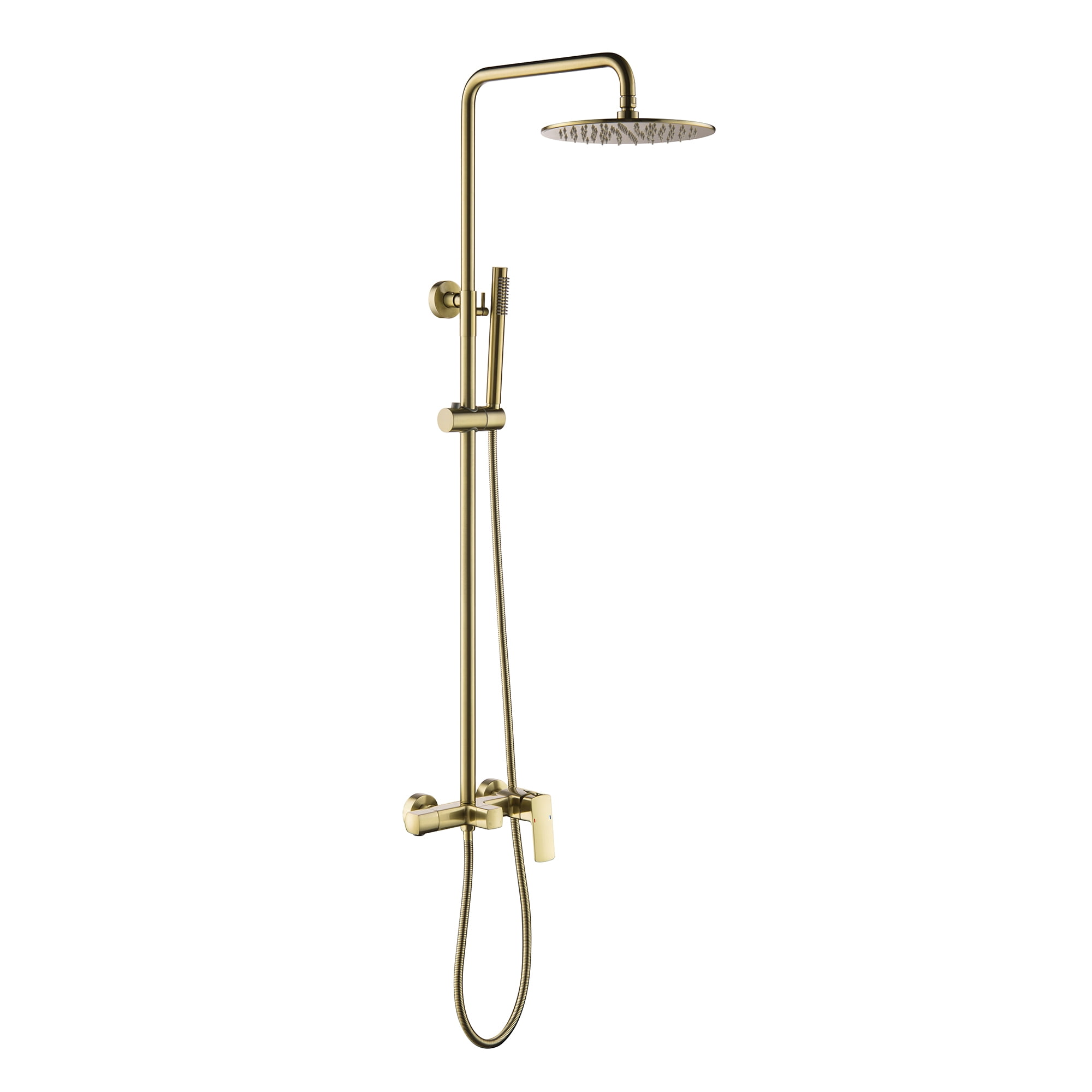 Adjustable Height Slide Bar Shower Faucet Set With Tub Spout, Luxury ...