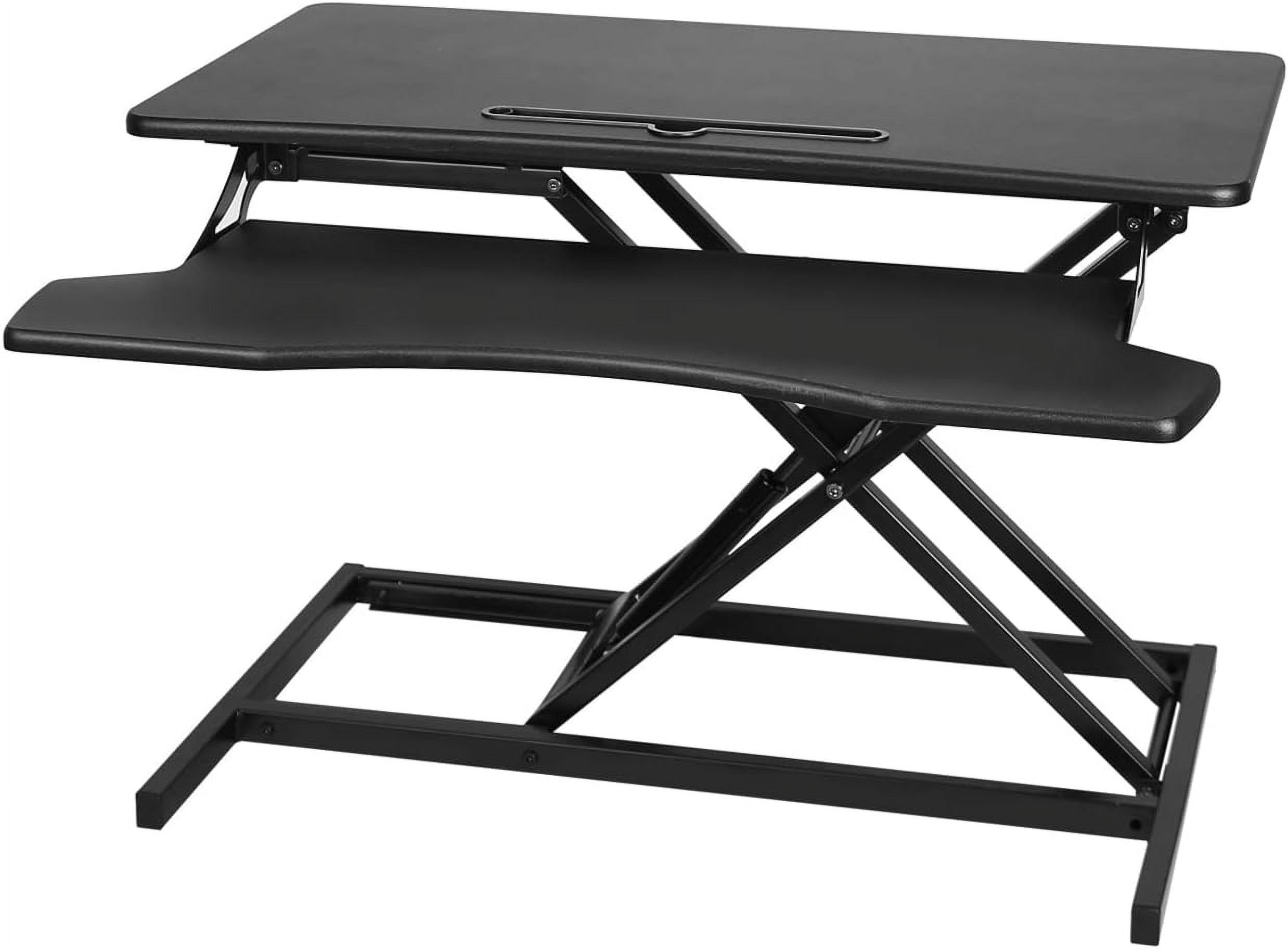 Adjustable Height Standing Desk Converter Workstation, Sit Stand Dual ...