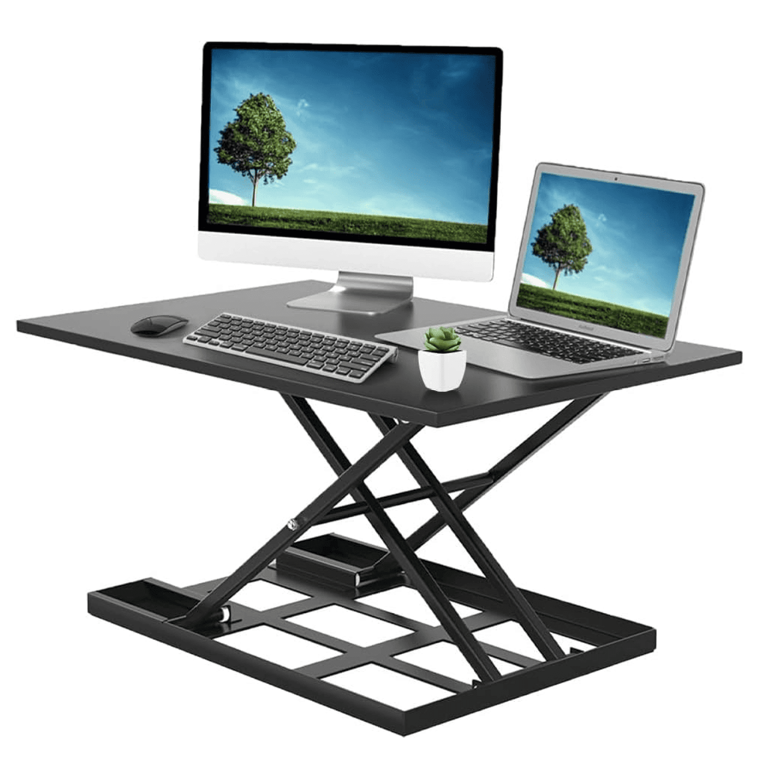 Adjustable Height Standing Desk, Ergonomic Rising Computer Table ...