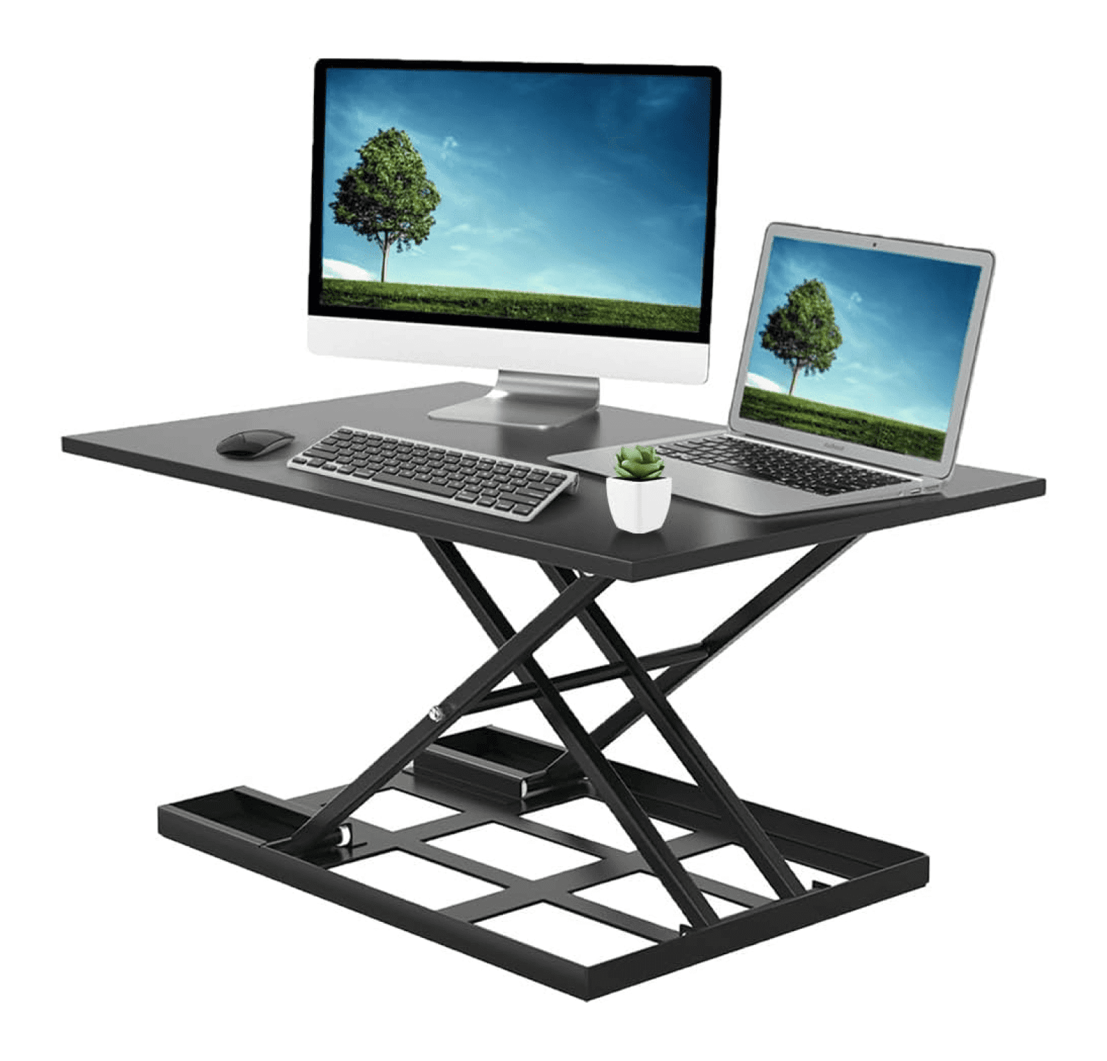 Adjustable Height Standing Desk, Ergonomic Rising Computer Table ...