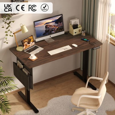 Adjustable Height Standing Desk with USB Charging Port - Walmart.com
