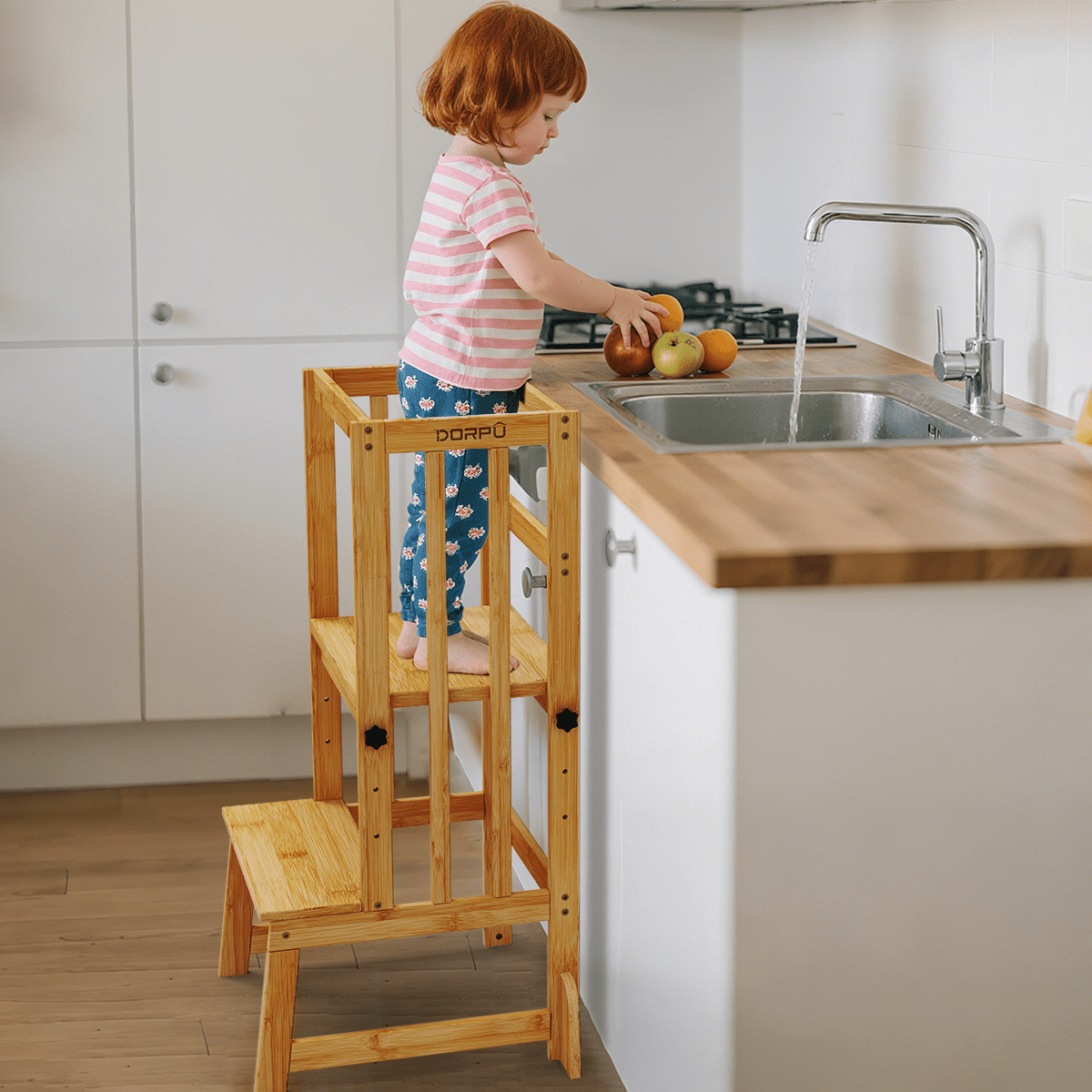 Adjustable Height Toddler Tower, Toddler Step Stool with CPC ...