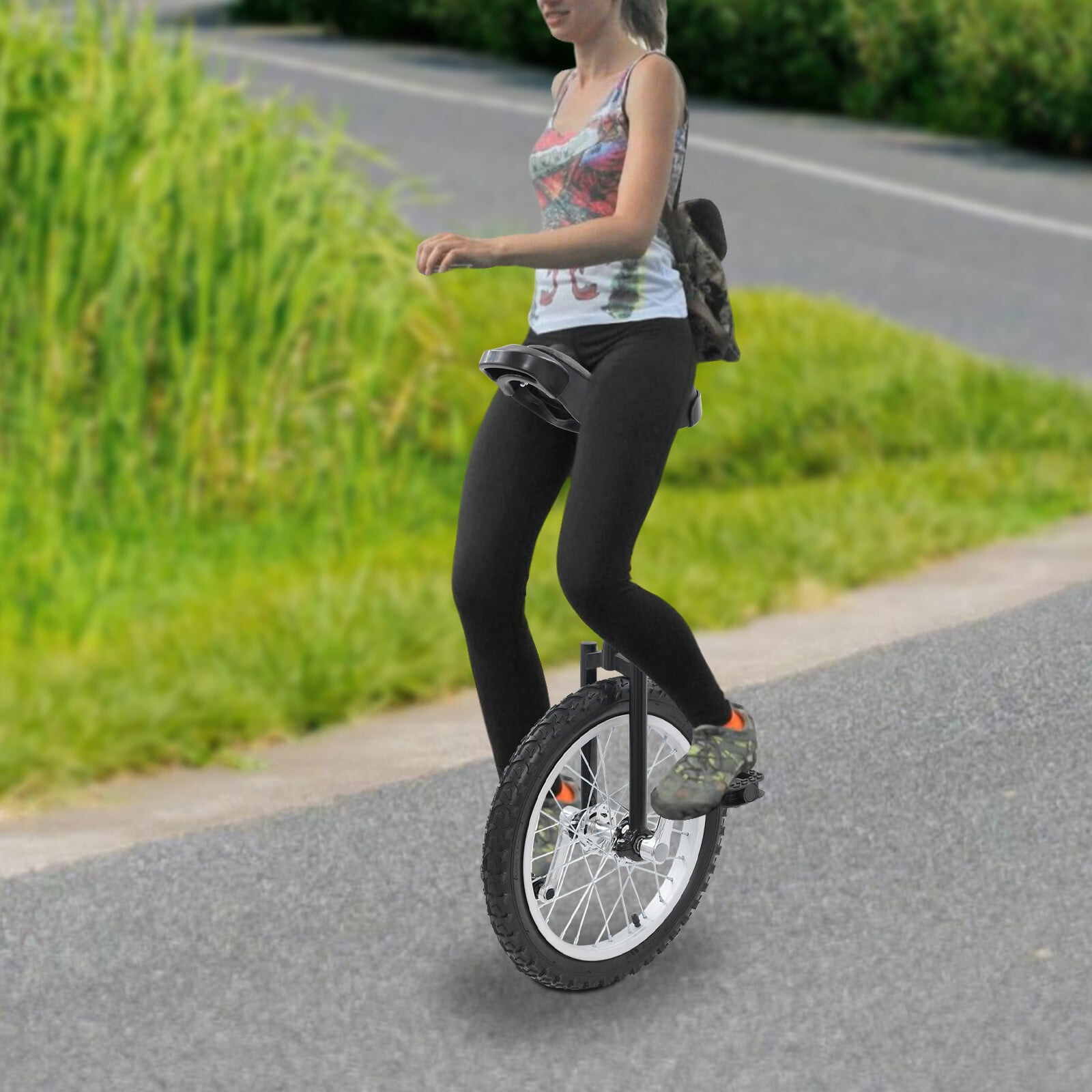 Adjustable Height Unicycle (15-29in Saddle-Pedal) – 16in Wheel, 110lbs ...