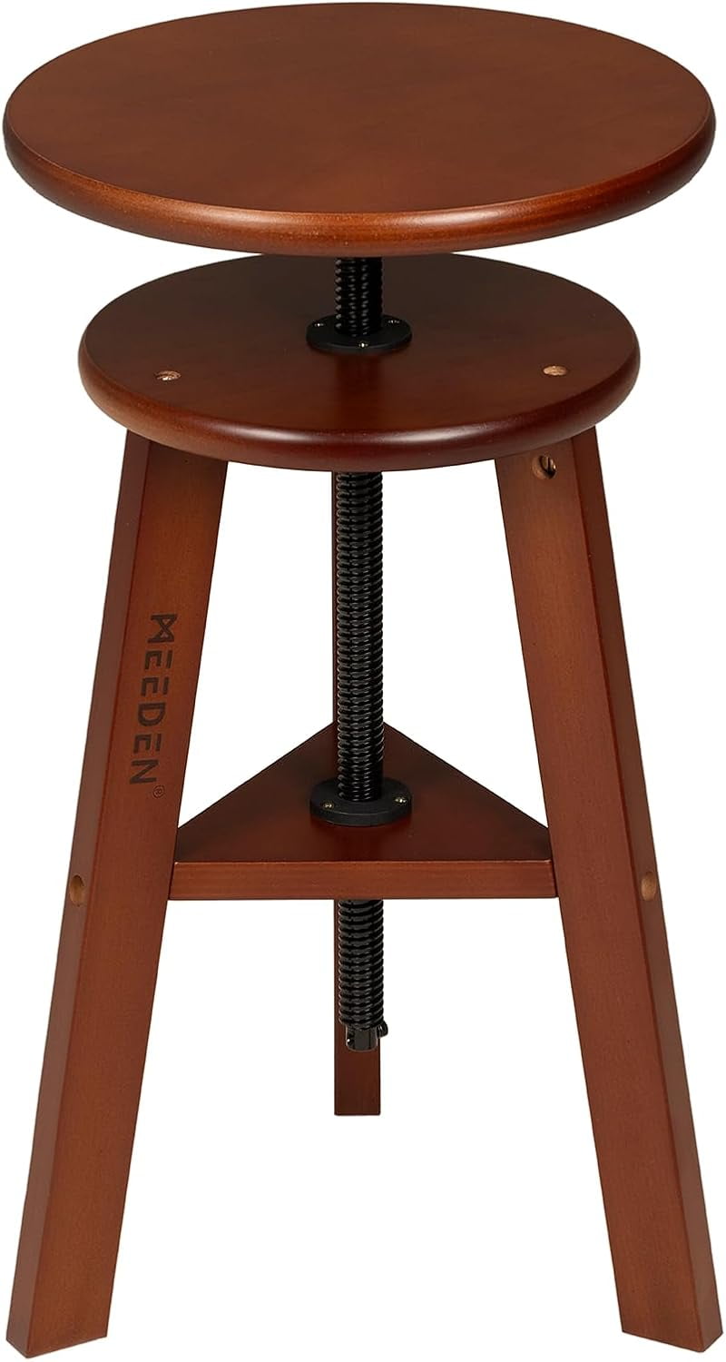 Adjustable Height Wooden Drafting Stool, Artist Stool for Office Studio ...