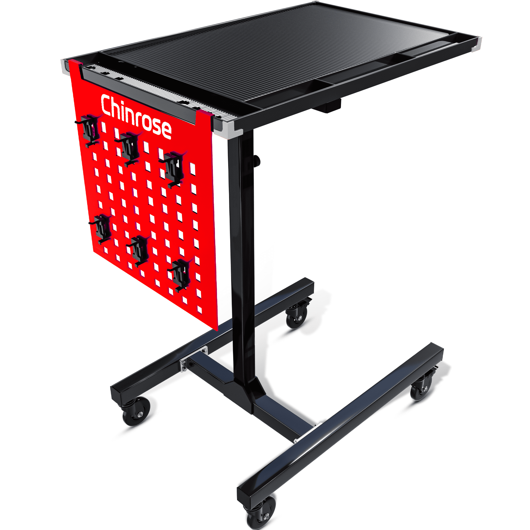 Adjustable Height Work Table from 36" to 50",Mobile Work Table With ...