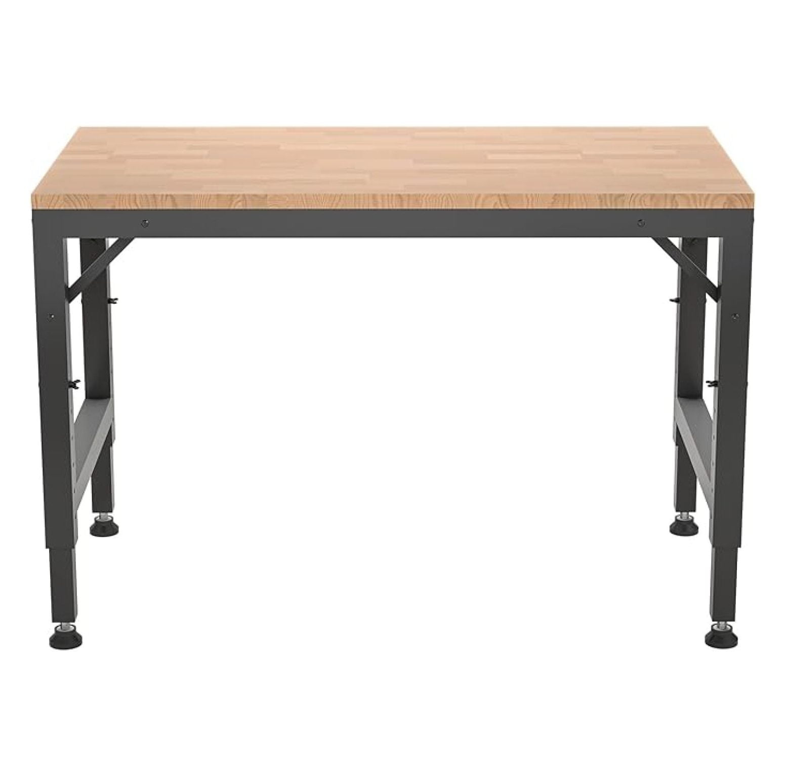 '' Adjustable Height Workbench with Sturdy Metal Frame and Spacious ...